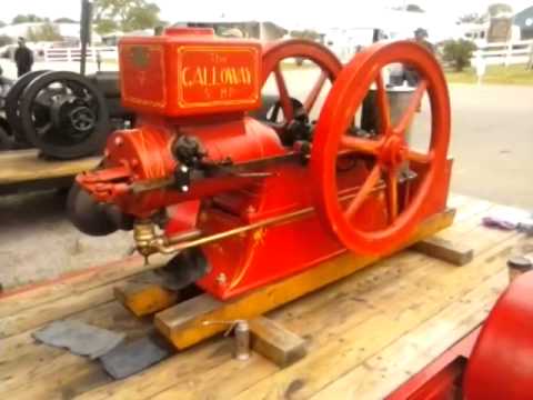 Galloway Hit-N-Miss Engine - YouTube