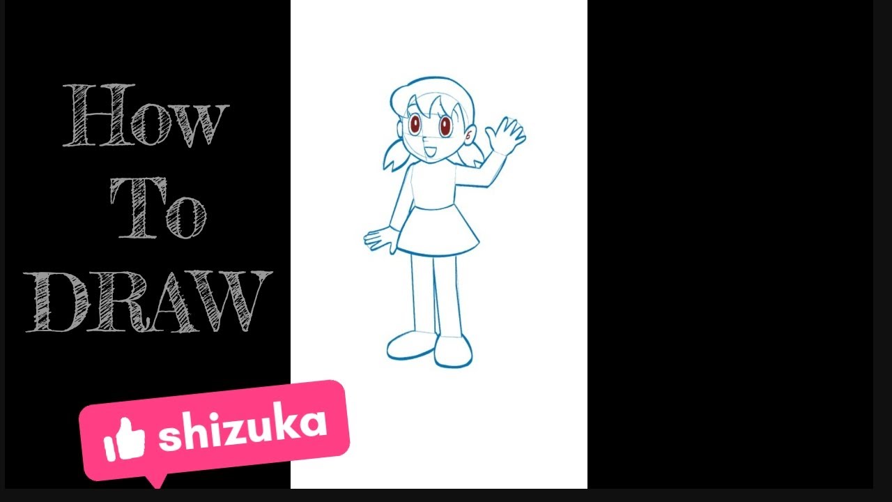 Shizuka drawing Tutorial 🔥|| Drawing sketch step by step || Draw like ...