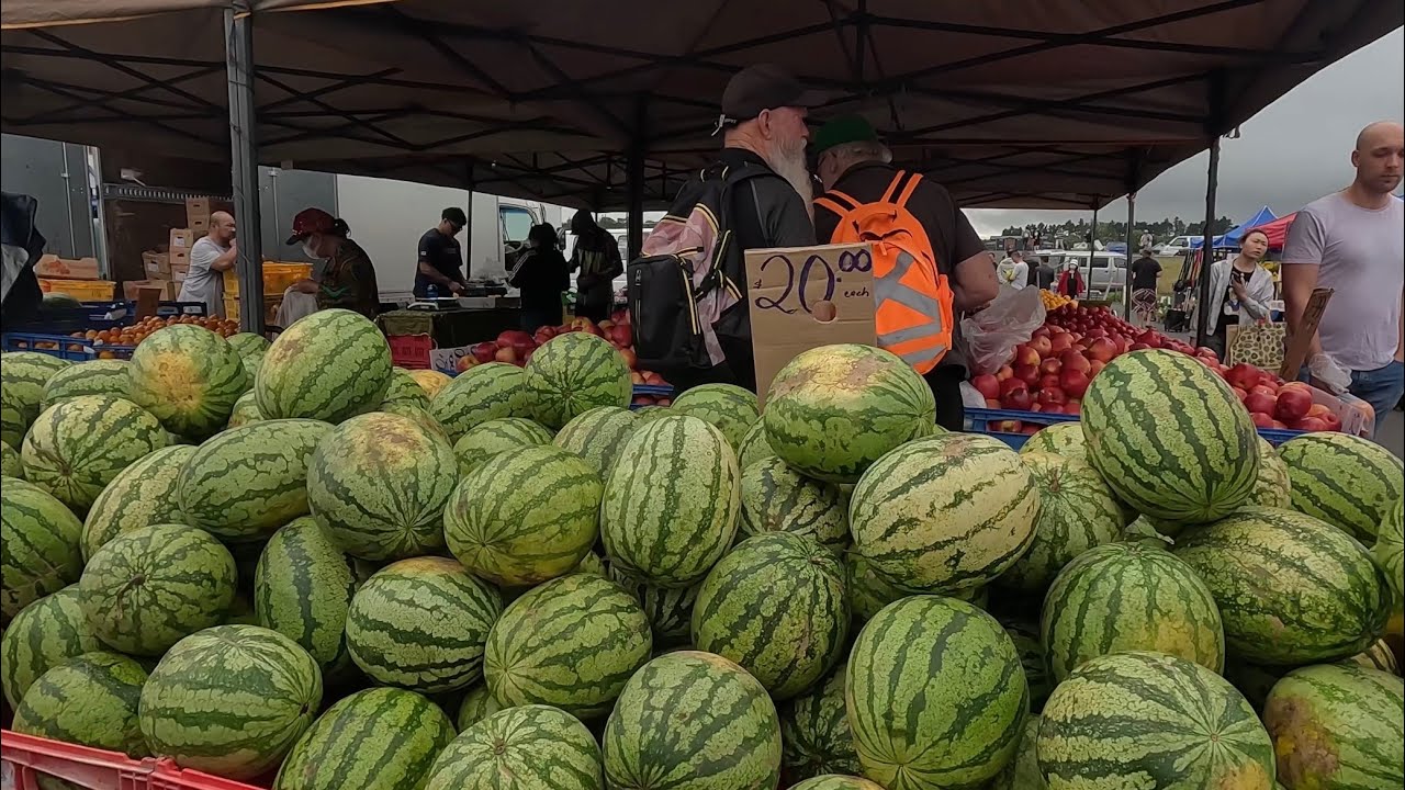 🇳🇿 4K 60fps walking around Avondale Sunday Market, Auckland - New ...
