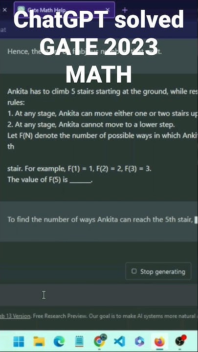 ChatGPT solved GATE 2023 Math question! 🔥 #ChatGPT #Gate2023 #MathByChatGPT - YouTube