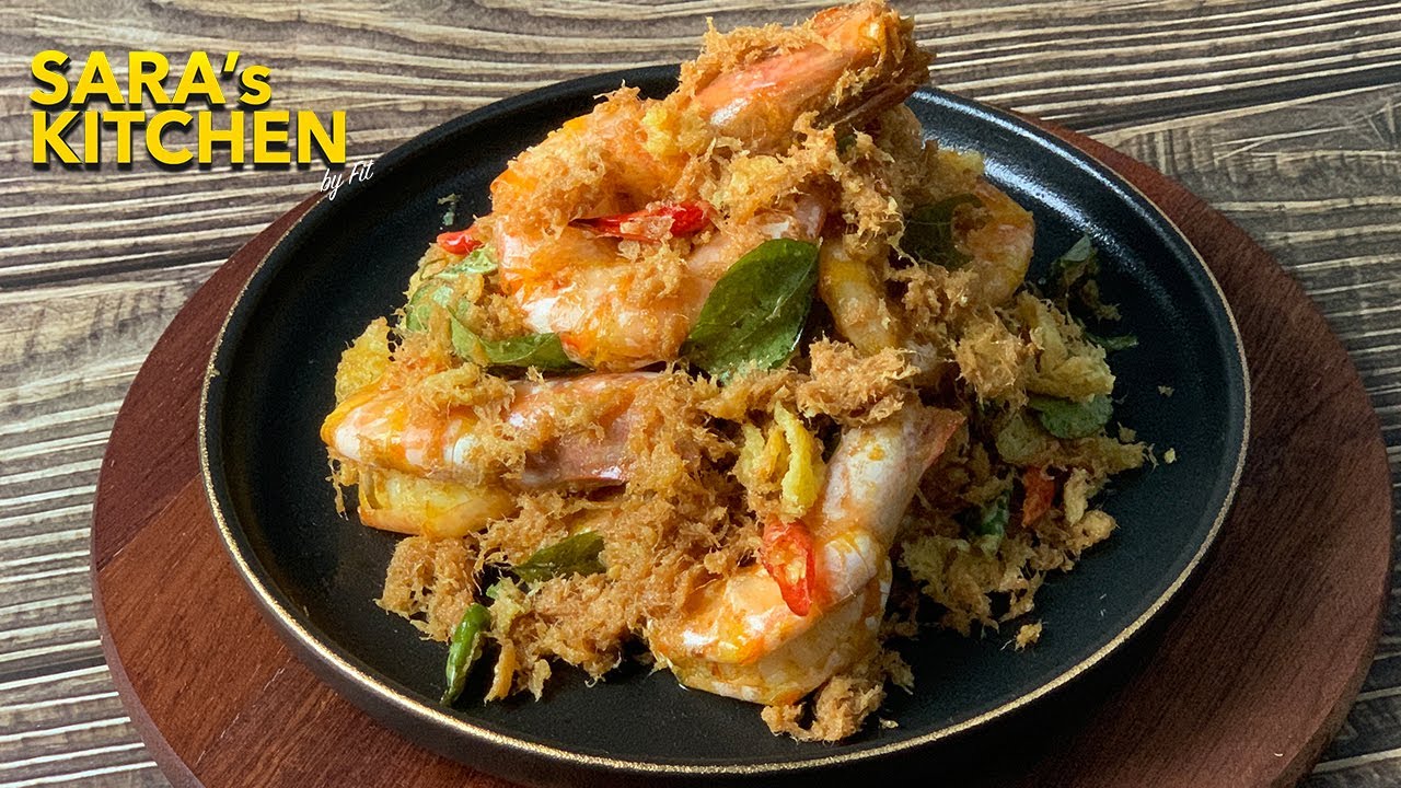 Udang Butter Telur Sarang | Butter Prawns Egg Floss | 蛋丝奶油虾 - YouTube
