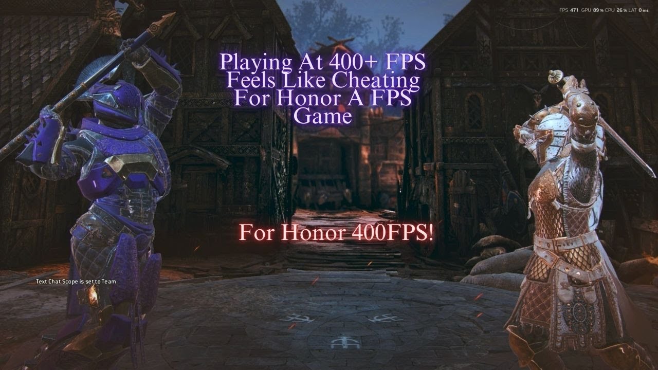 Playing at 400+ FPS Feels Like Cheating - For Honor: An FPS Gamer’s ...