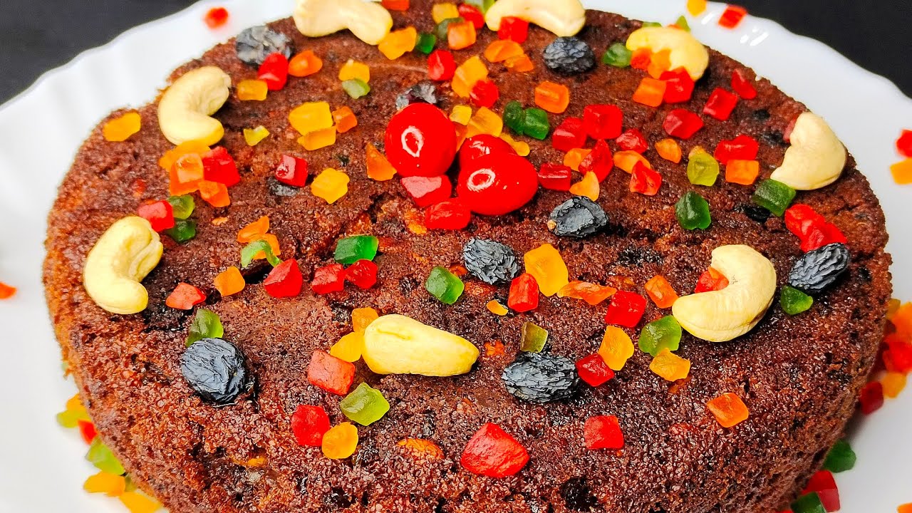 Christmas special Plum Cake || No Egg || No Oven || Easy & Delicious ...