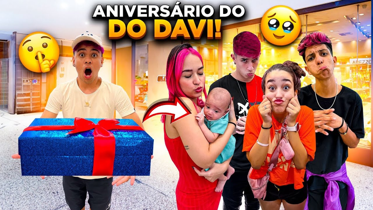 COMPRAMOS PRESENTE PARA O DAVI *Emilly Vick vs Robson - YouTube
