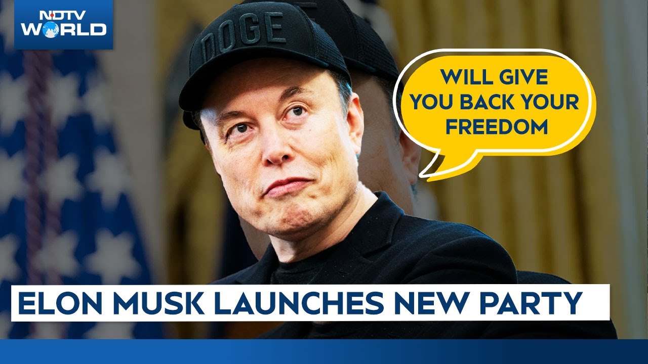 Elon Musk Political Party | Elon Musk Launches 'America Party' "To Give ...