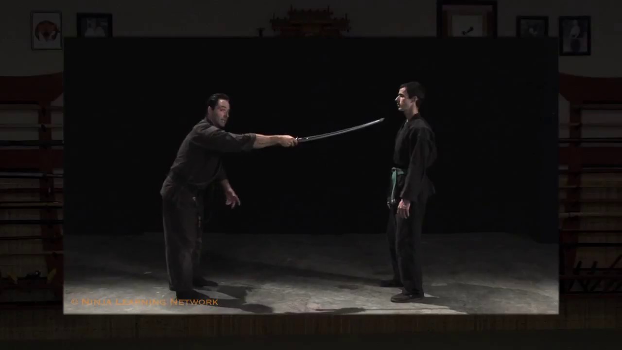 Ninja Weapons Training - Distance Control with Katana - YouTube