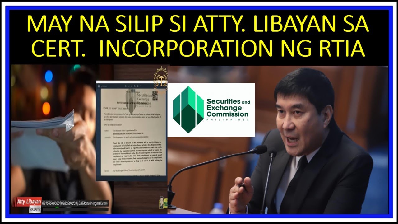 COUNTER AFFIDAVIT NI ATTY. LIBAYAN AT ANG COMMENT SA CERTIFICATE NG ...