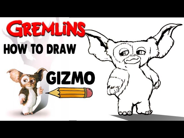 Mogwai Gizmo Drawing