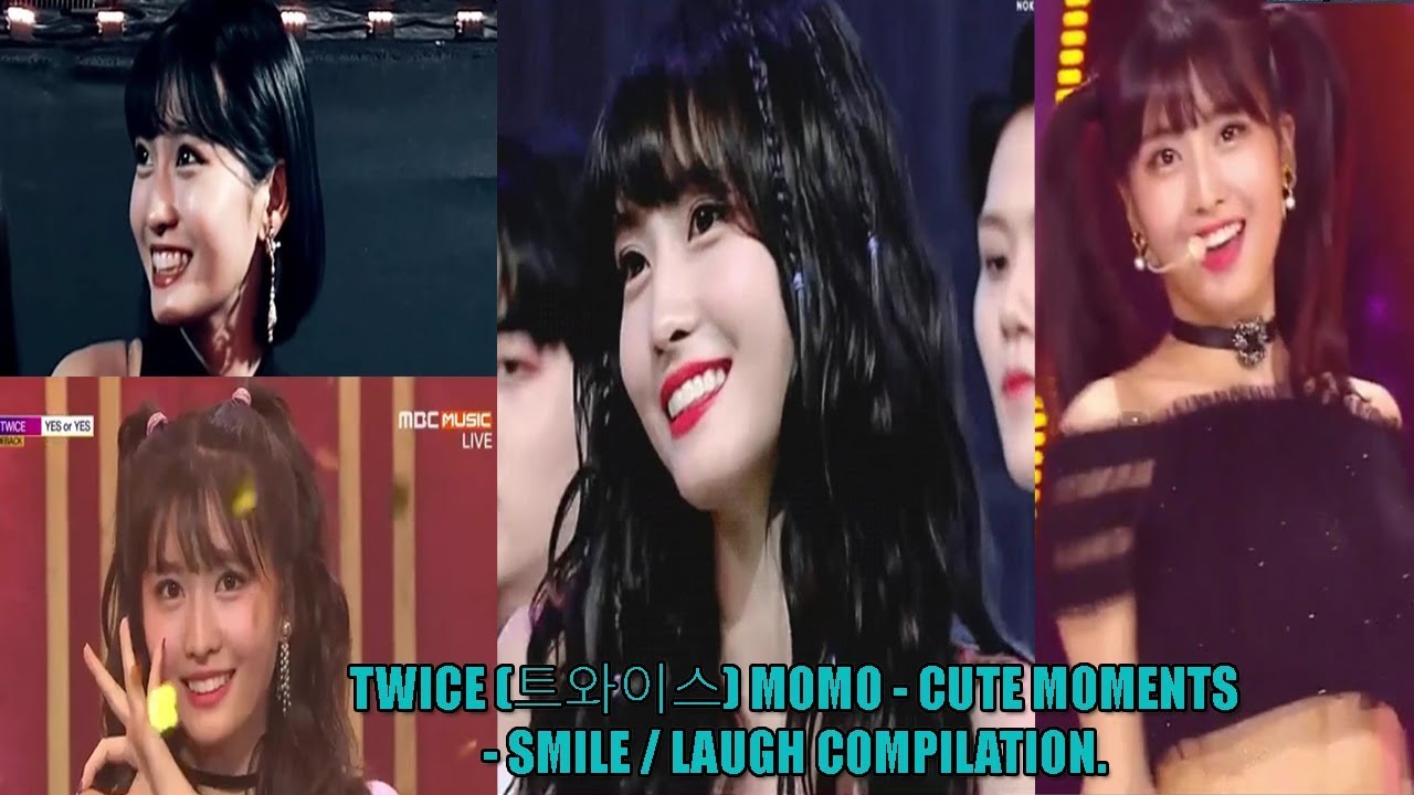 TWICE (트와이스) MOMO - CUTE MOMENTS - SMILE / LAUGH COMPILATION. - YouTube