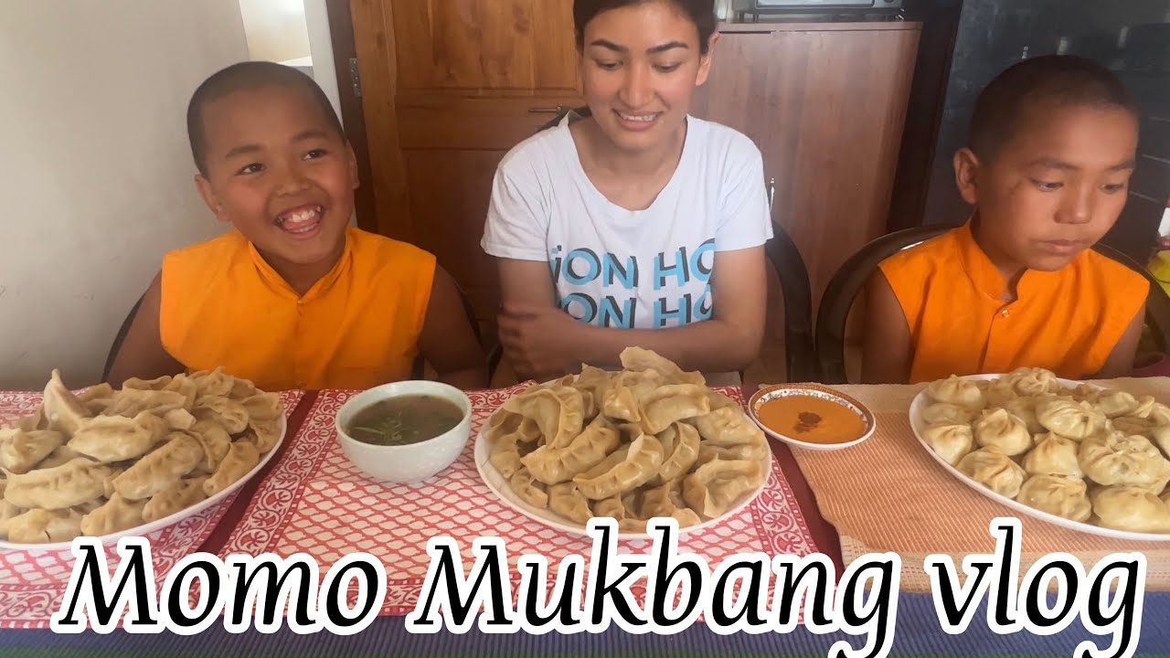 Today Vlog is Momo Mukbang small Monks - YouTube