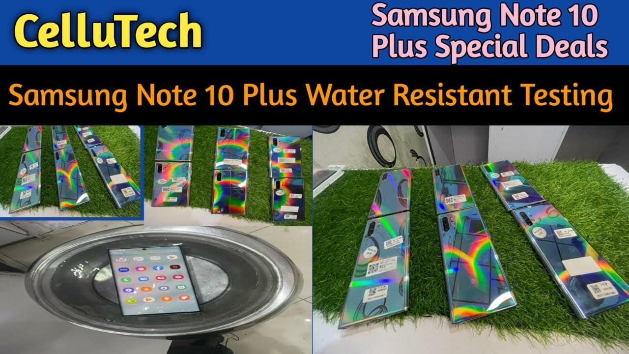 Samsung galaxy Note 10 plus water proof stock 10/10 | Mobile Market ...