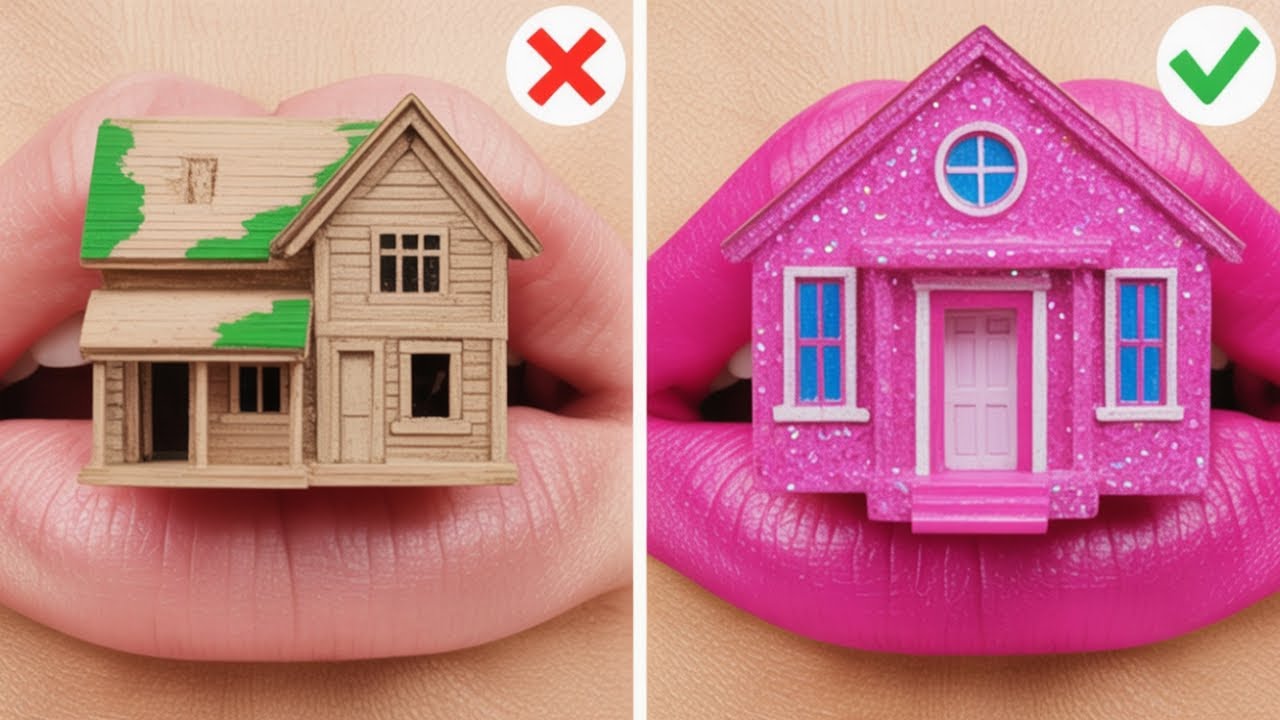 DIY Room Decor 🏠💖 Alt vs Soft Tiny House Ideas and Easy Doll ...