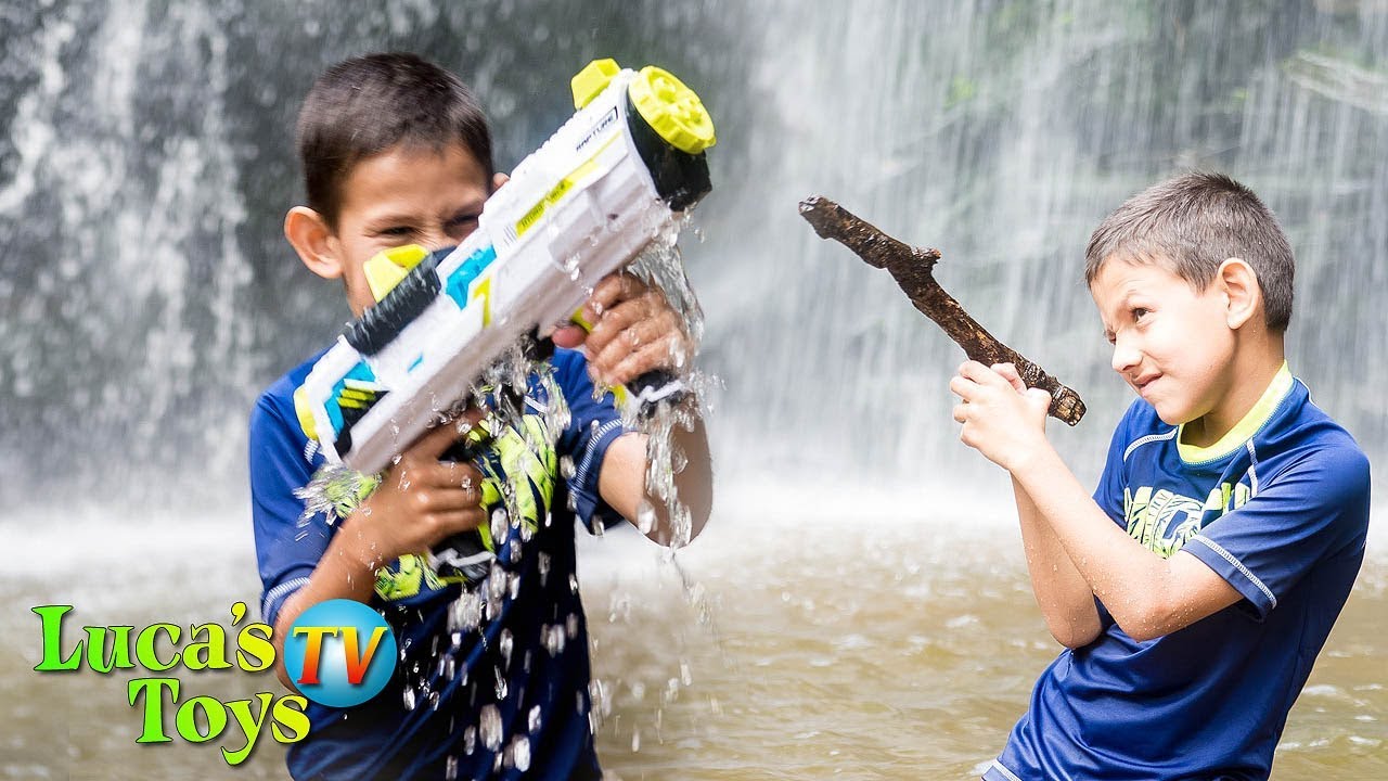 Hydro Force Double Barrel Massive Blast Water gun testing in African ...