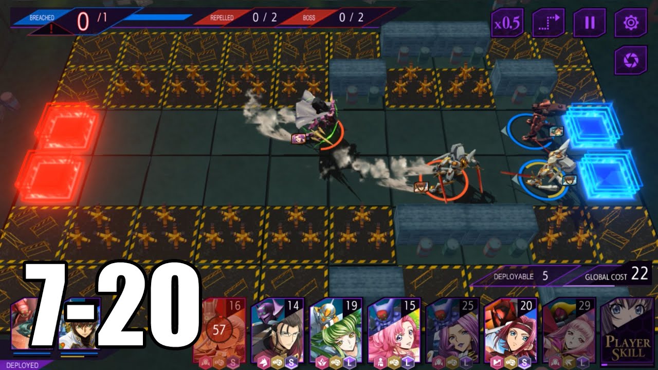 Get 3 Stars on 7-20? (Code Geass Lost Stories) - YouTube