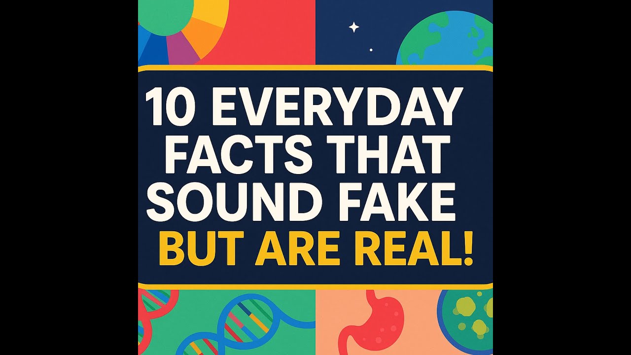 10 Everyday Facts That Sound Fake but Are Real! 🌍💡 | FunFacts Weekly ...