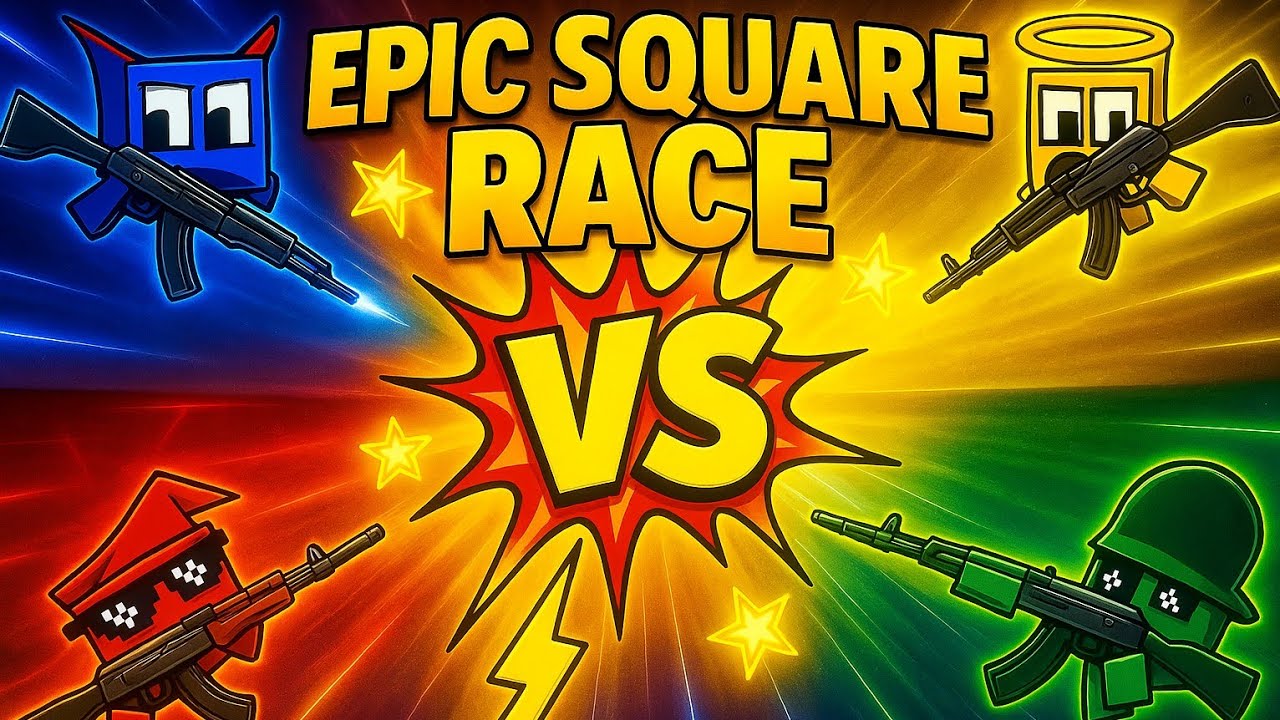 The Most EPIC Square Races!!! [06] - YouTube