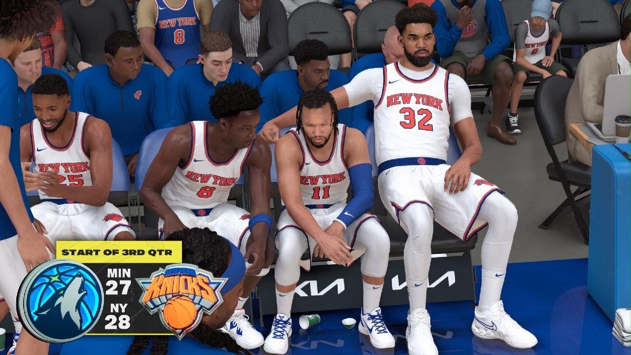 New York Knicks vs Minnesota Timberwolves Updated Squads - NBA 2K25 ...