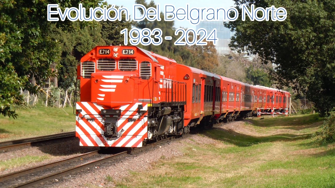 Evolución Del Belgrano Norte 1983 - 2024 - YouTube