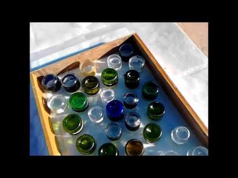 Framed Bottle Wall (Earthship) - YouTube