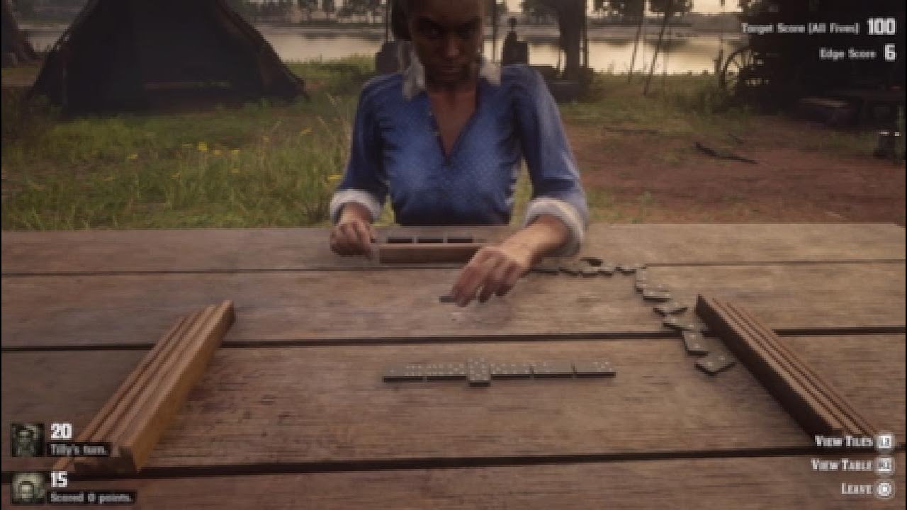 I'm done with playing domino in RDR2 - YouTube