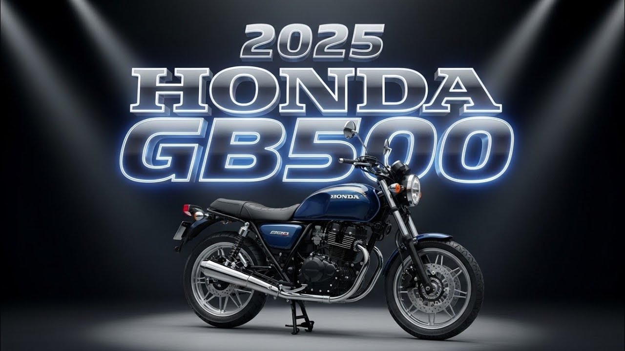 New 2025 Honda GB500 Blue Edition Revealed – Classic Elegance Returns ...