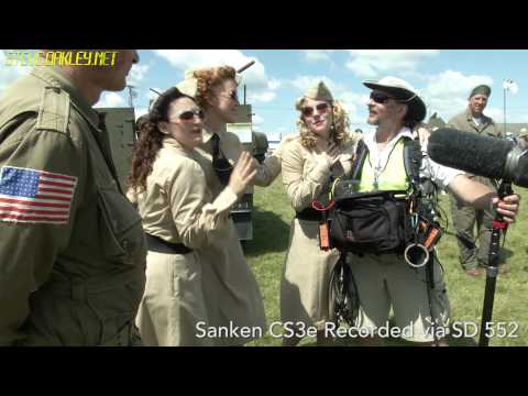 Sanken CS3e Sample WIth Sound Devices 552 Recorder, Sound Guy Gets Into The Act
