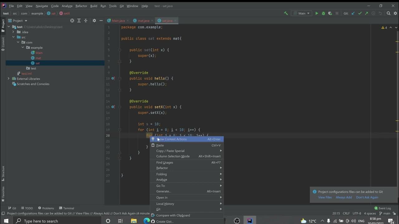 intellij tricks and hints for java - YouTube