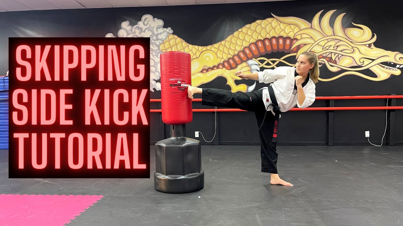 How To Do A Skipping Side Kick - YouTube