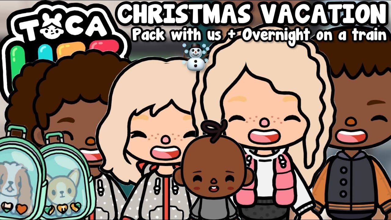 Pack with us + Overnight on a train ☃️ | pt.1 | Vlogs with Gaby and Ava ...