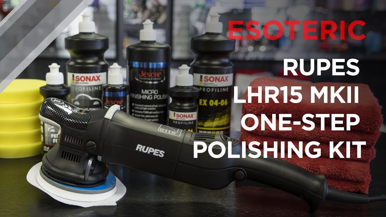 Rupes LHR15 MKII One-Step Polishing Kit - ESOTERIC Car Care - YouTube