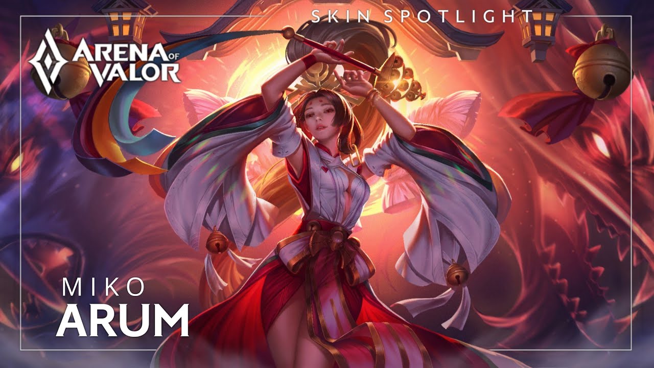 Skin Spotlight: Arum — Miko | Arena of Valor | TiMi - YouTube