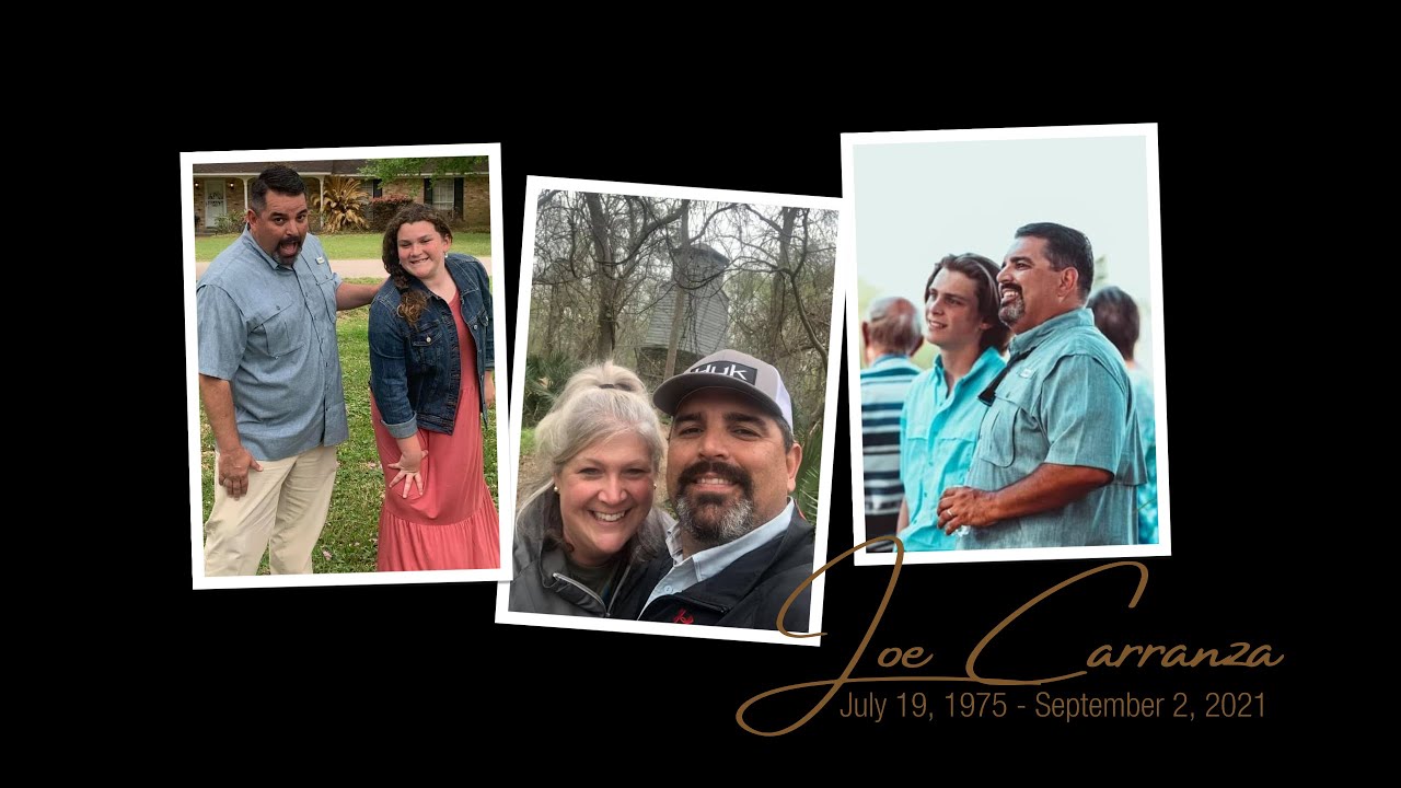 Memorial Service for Joe Carranza - September 11th, 2021 - YouTube