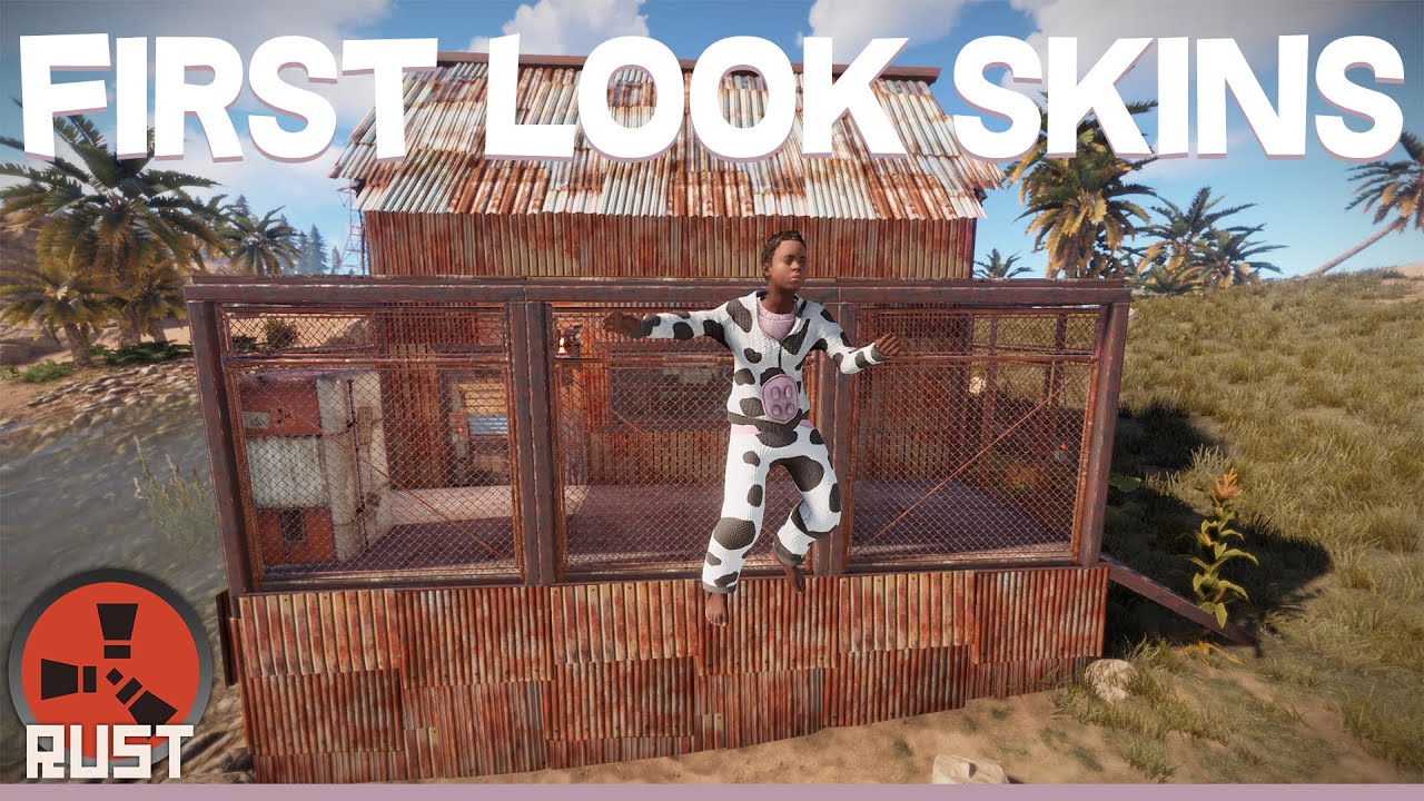 Rust Skins Update: Cow Moo Flage, Supplies Box, Point, Bee Hive ...