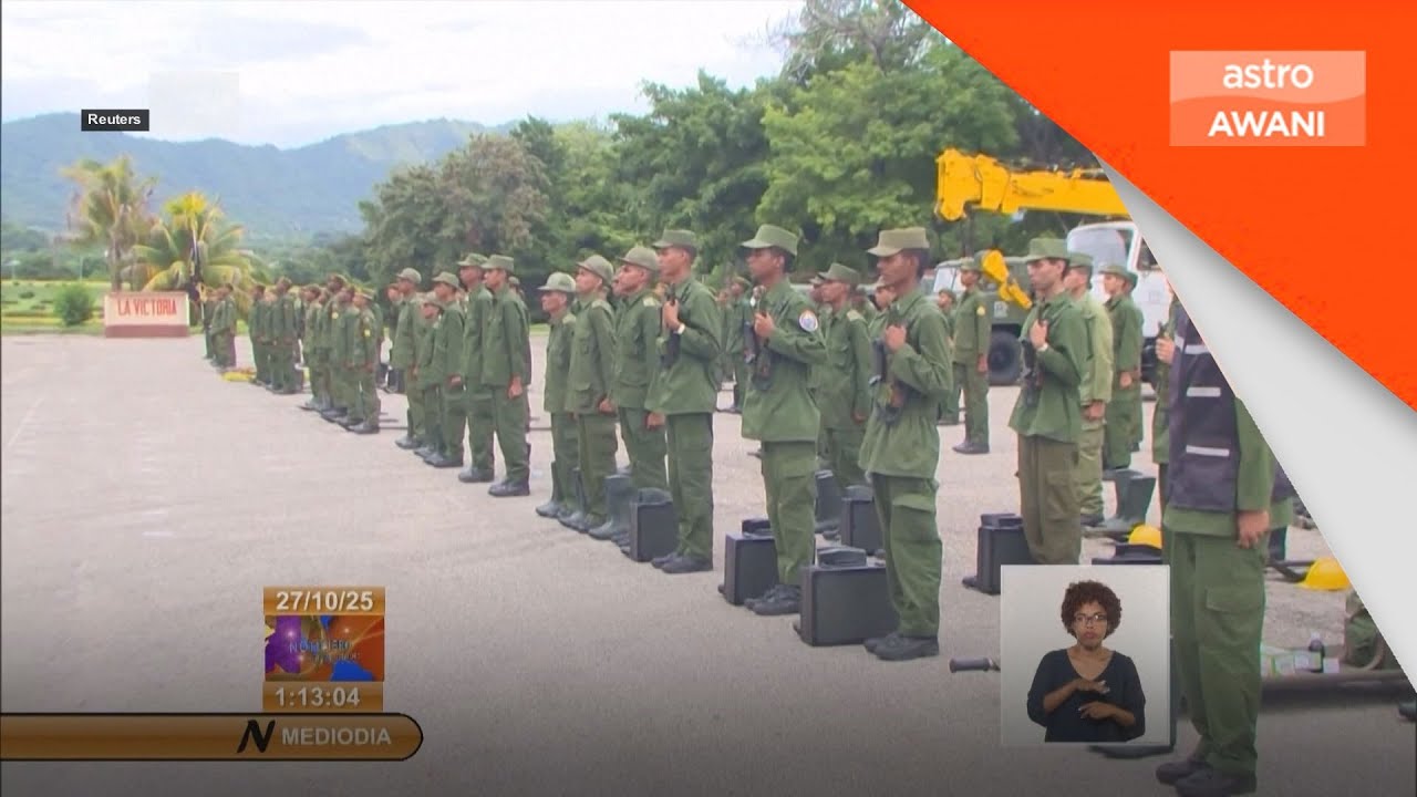 Cuba kerah tentera hadapi Taufan Melissa kategori 5 - YouTube