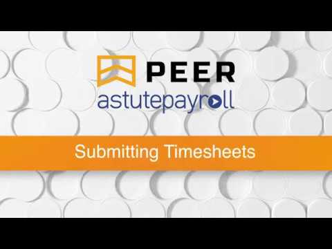 How to submit a timesheet - YouTube
