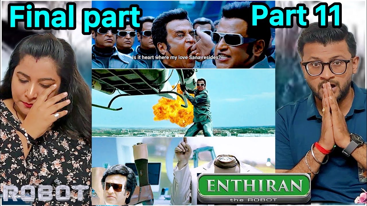 Enthiran | Mass climax scene clip |Chitti dis mental scene | Part 11 ...