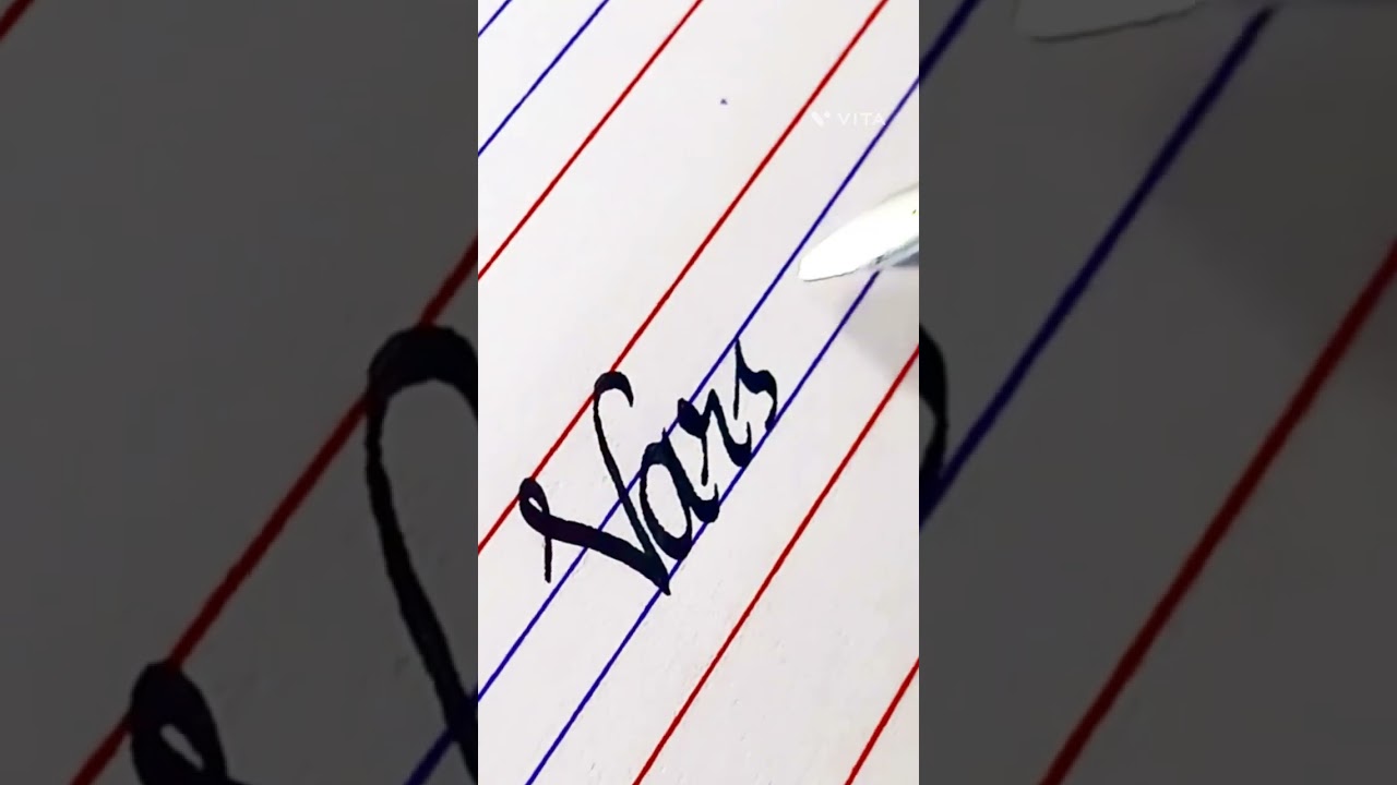 "varsha" #calligraphy #handwritingskills #shorts #youtubeshorts #viral ...