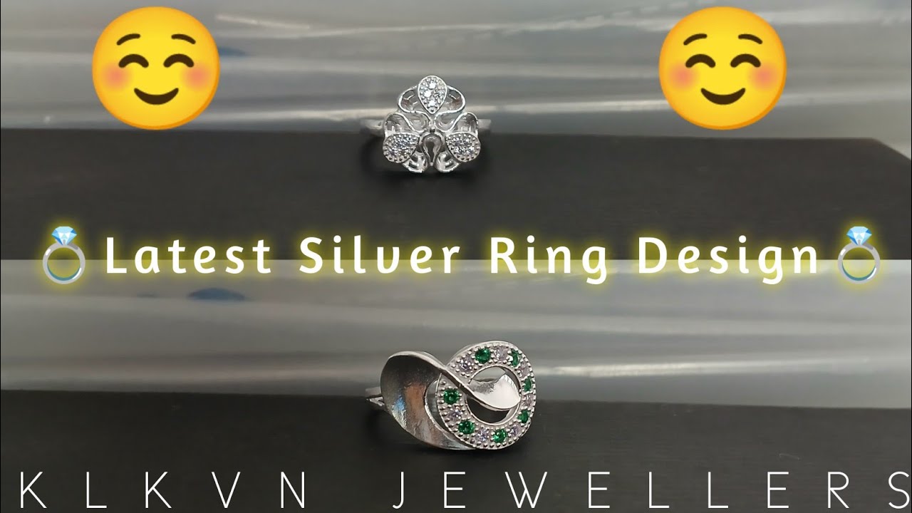 Silver Ring Design For Girls 2024 ll Latest Silver Ring Design ll ...