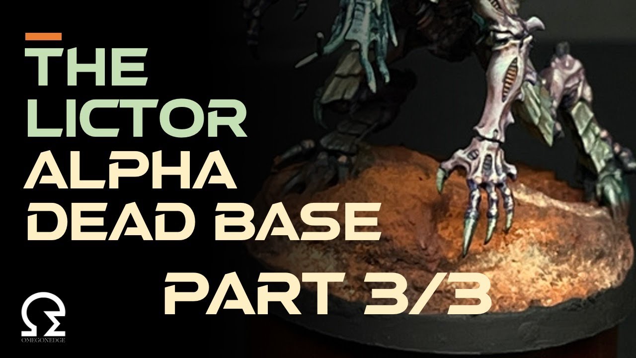 How to Paint Tyranids : The Dead Base - YouTube