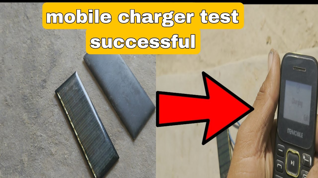 two mini solar plate V's keypad mobile charger test 💯 percent real ...
