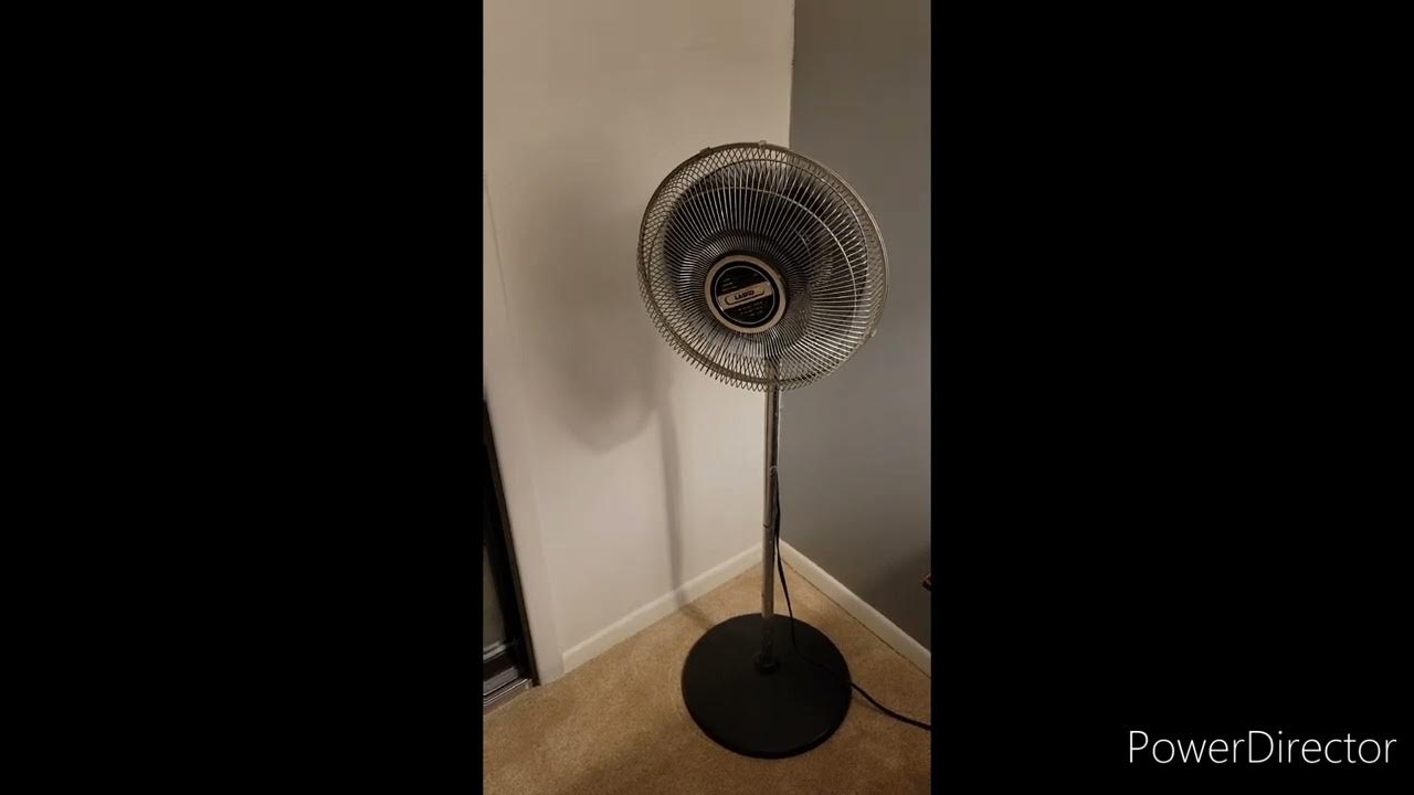 12" Lasko High Performance pedestal fan - YouTube