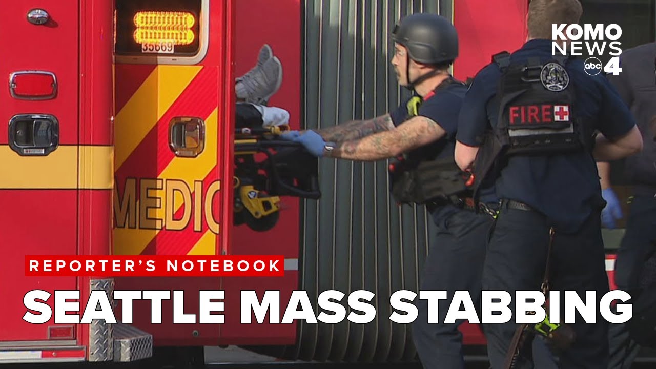 Seattle mass stabbing: KOMO News crews recount chaotic scene - YouTube