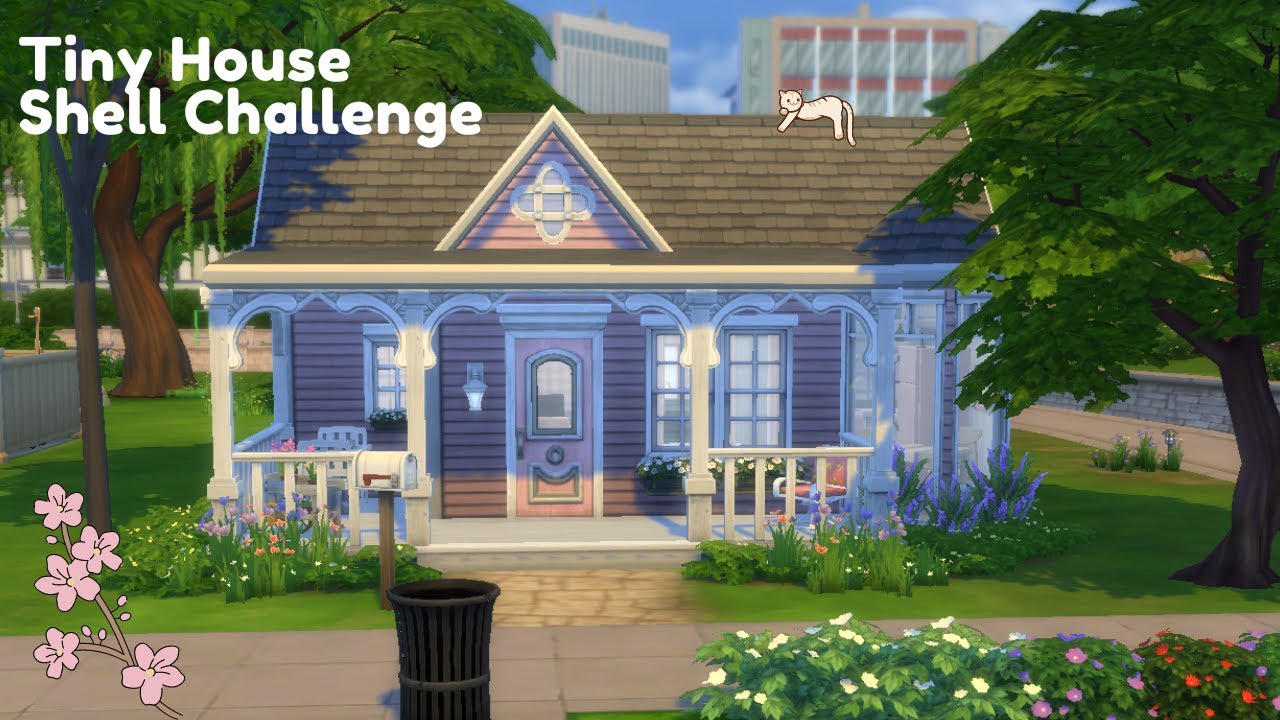 lilsimsie Tiny House Shell Challenge - The Sims 4 - YouTube
