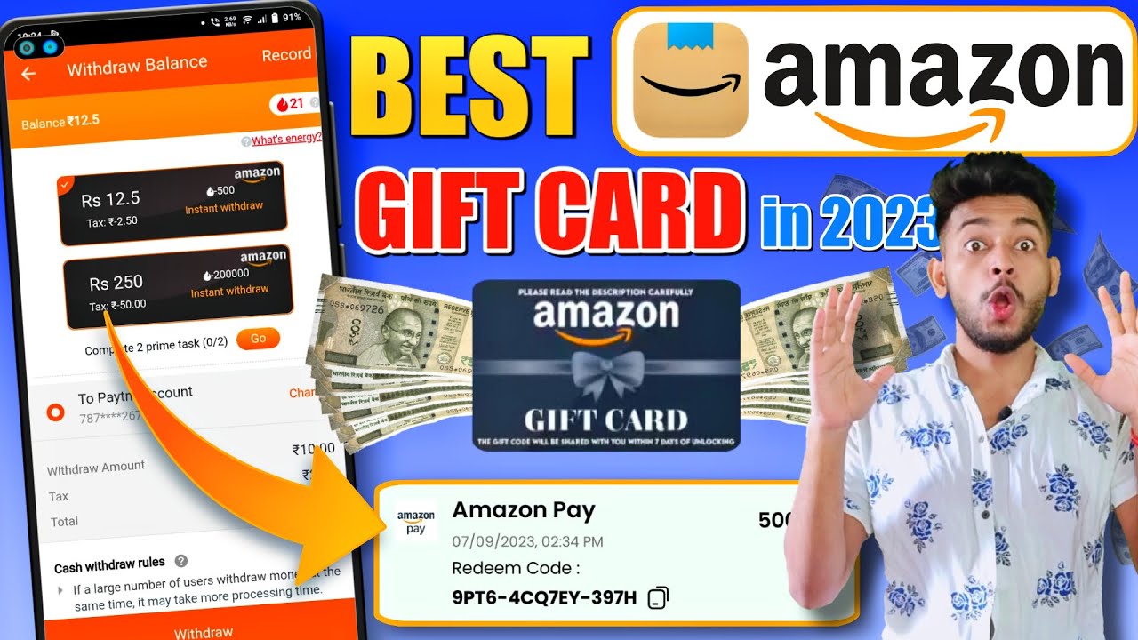 Free Amazon Gift Card | Amazon Gift Card Earning Apps 2023 | Amazon ...