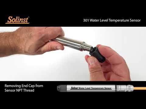 Remove End Cap from NPT Thread of Solinst 301 Water Level Temperature Sensor - YouTube