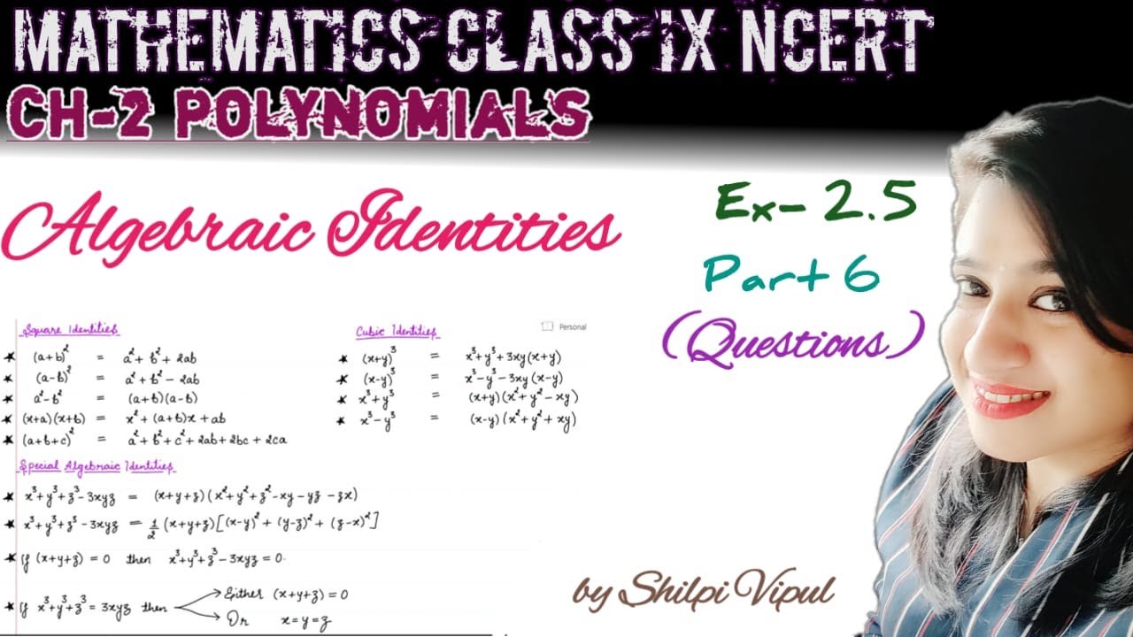 Algebraic Identities | Cubic Identities | Special Algebraic Identities ...