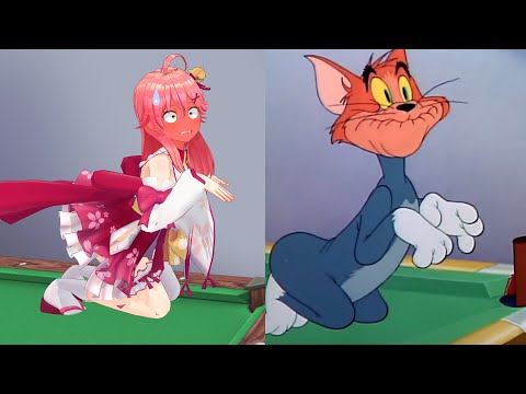 Cue Ball Miko (Hololive x Tom and Jerry Parody)