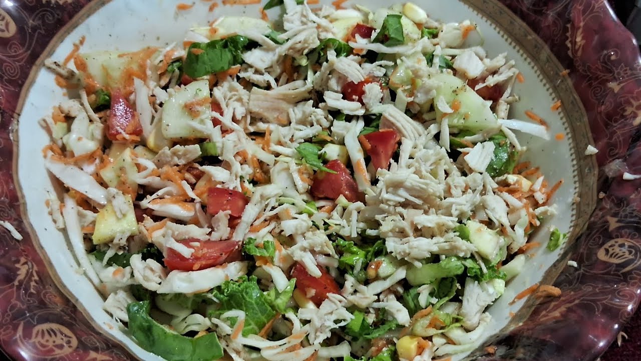 Gym diet Salad |Heavy diet for Post-workout |How to make high protein ...