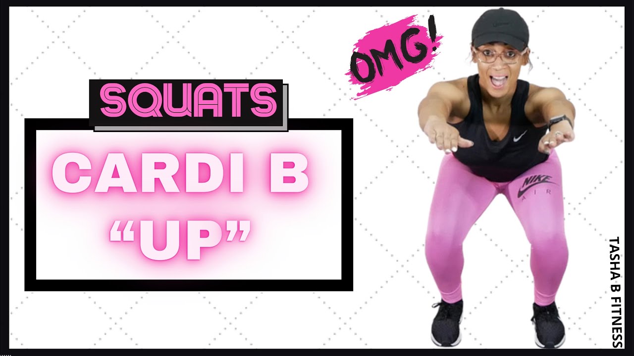 Cardi B Up - Squat workout at home - YouTube