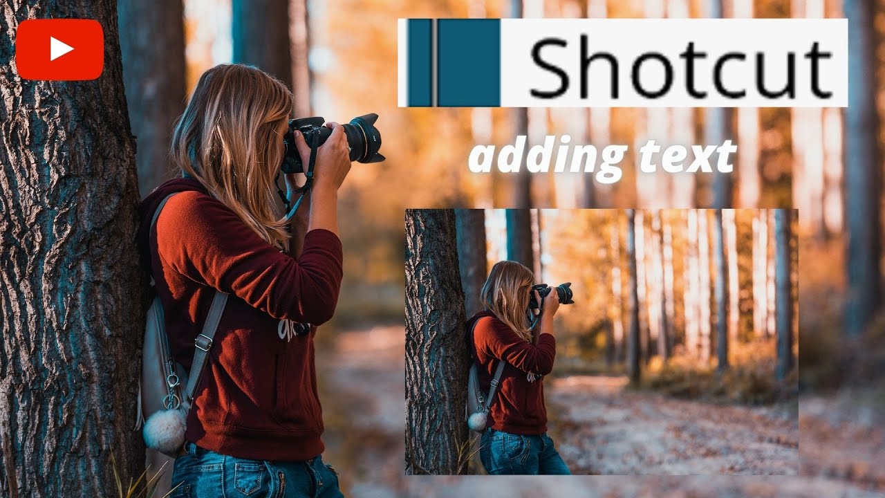 how to add text in shotcut 2021| shotcut video editor tutorials 2021 ...